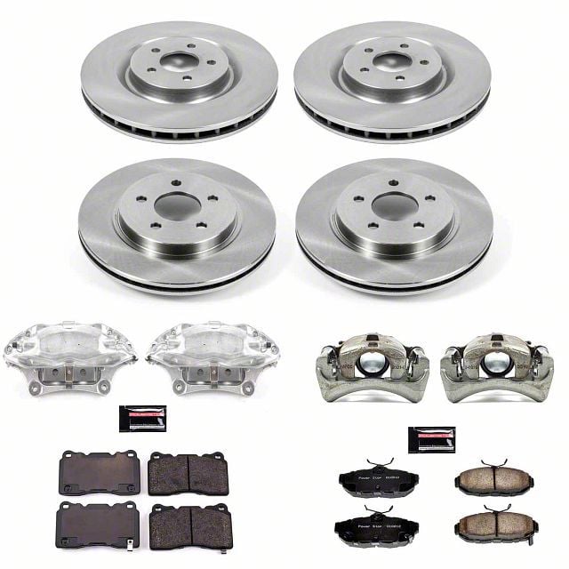 PowerStop Mustang OE Replacement Brake Rotor, Pad and Caliper Kit ...