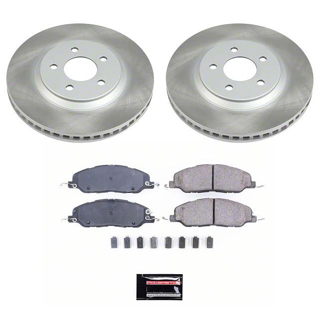 PowerStop Mustang Semi-Coated Brake Rotor and Pad Kit; Front SC5407 (11 ...