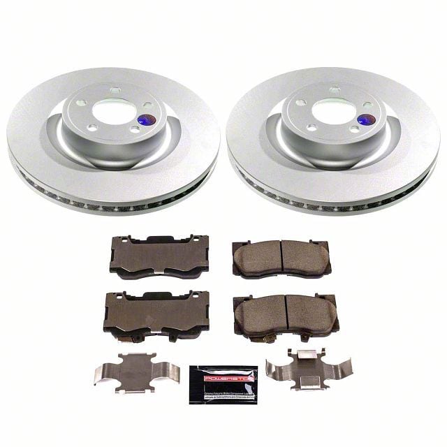 PowerStop Mustang Z17 Evolution Plus Brake Rotor and Pad Kit; Front ...