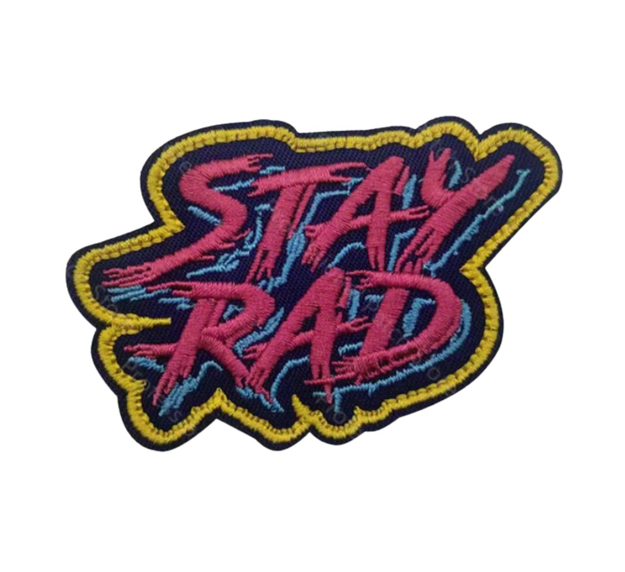 Primo Workz Universal AM Velcro Patch; Stay Rad PWPSR - Free Shipping