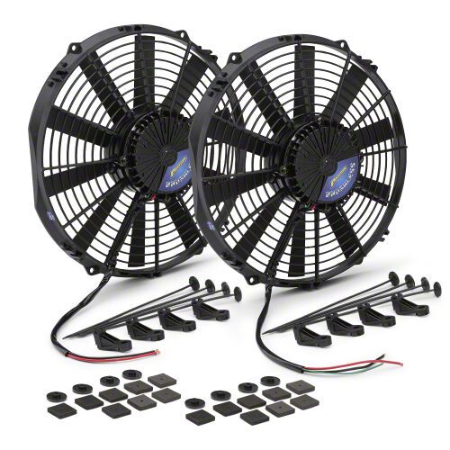 Charger 12-Inch Brushless Electric Radiator Fans; Universal; 2100 CFM ...