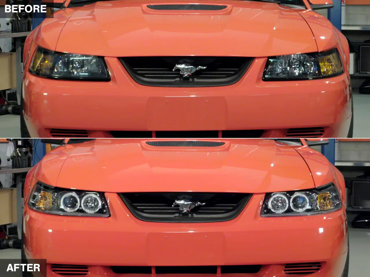2002 mustang headlights store