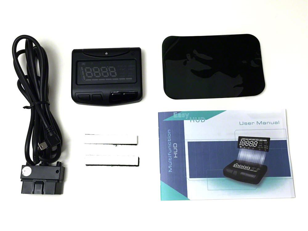 Prosport Challenger 52mm Digital HUD Display Boost Gauge PSHUDOBDII-2 ...
