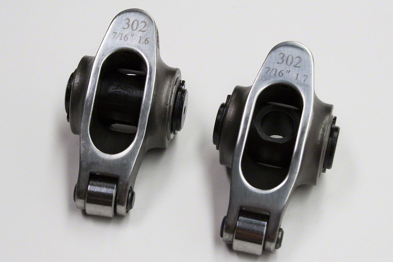 PRW Power Mustang Elite Series Stainless Steel Rocker Arms; Self-Align ...