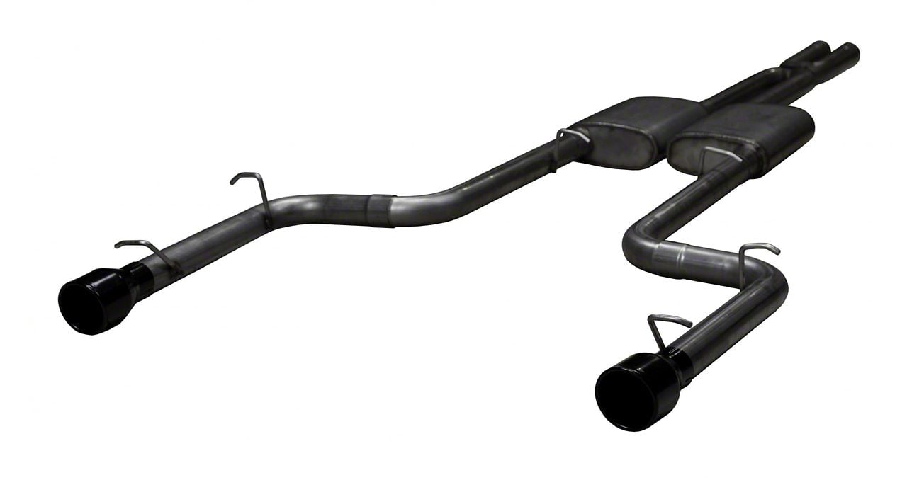 Pypes Charger Violator Cat-Back Exhaust System with Black Tips SMC10VB ...