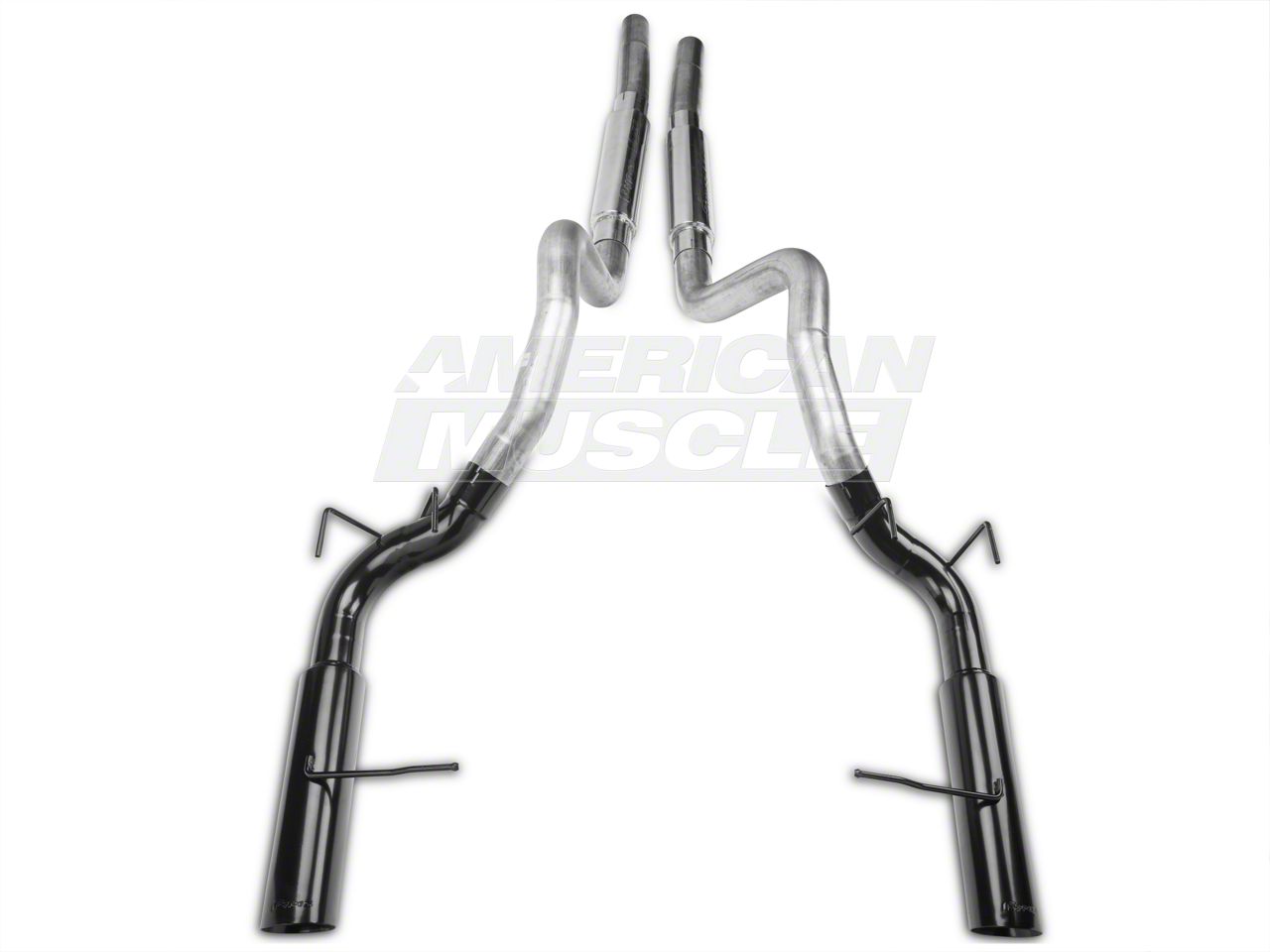 Pypes Mustang Pype-Bomb Super System Cat-Back Exhaust System with Black ...