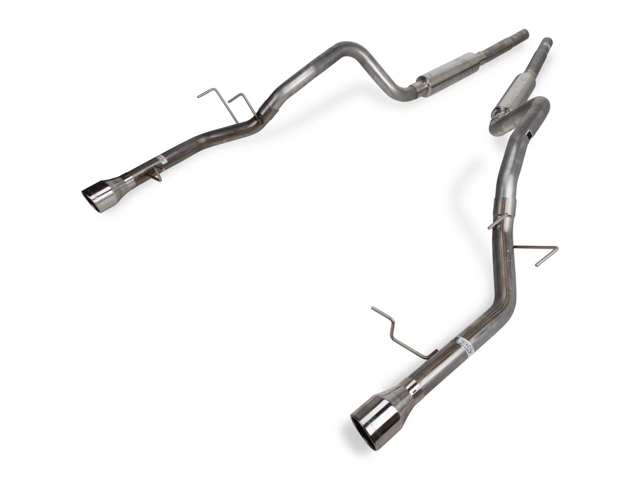 Pypes Mustang Mid-Muffler Cat-Back Exhaust System SFM79 (11-14 Mustang ...