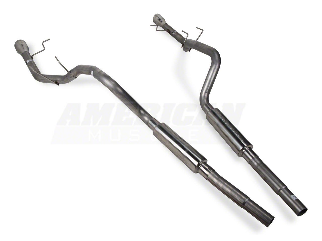 Pypes Mustang Mid-Muffler Cat-Back Exhaust System SFM79 (11-14 Mustang ...