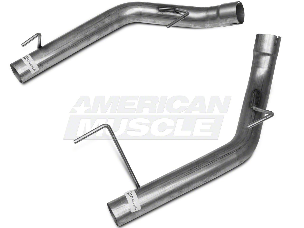 Pypes Mustang Mid-Muffler Cat-Back Exhaust System with Black Tips ...