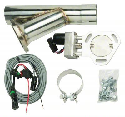 Pypes Mustang Single Exhaust Electric Cutouts; 3-Inch HVE11K (Universal ...
