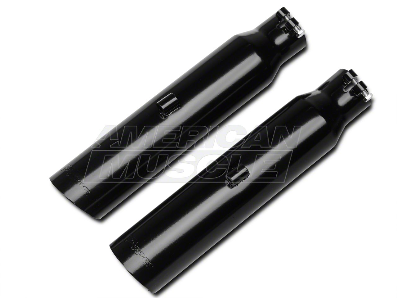 Pypes Mustang Violator Cat-Back Exhaust System with Black Tips SFM27VB ...