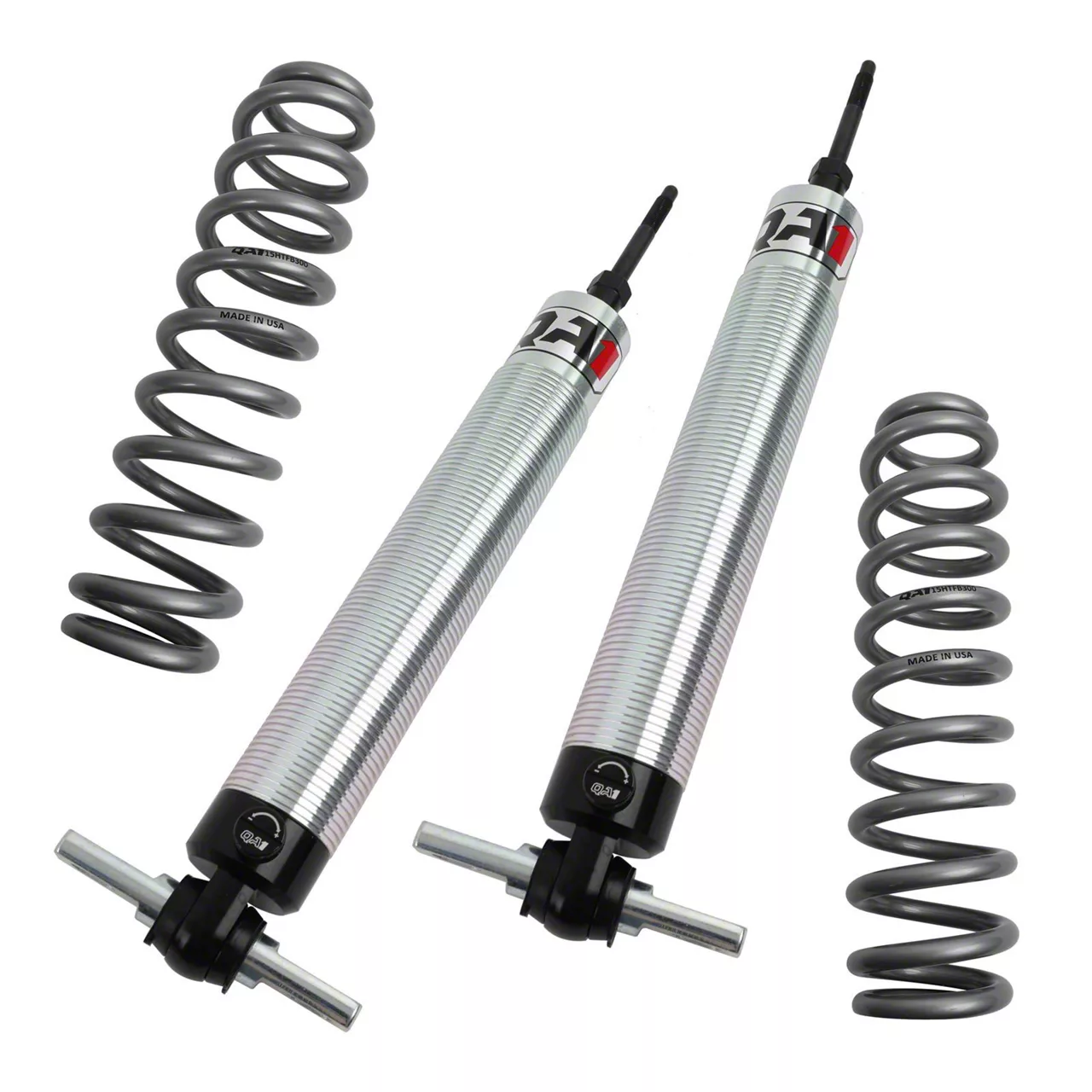 QA1 Camaro Pro Coil Single Adjustable Front Coil-Over Kit; 300 lb./in ...