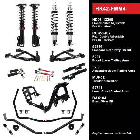 QA1 Mustang Level 2 Handling Kit with Coil-Overs HK42-FMM4 (94-04 ...