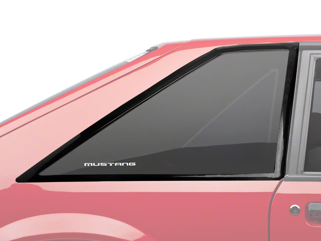 Mustang Quarter Window Molding Cover Kit (87-93 Mustang Hatchback ...