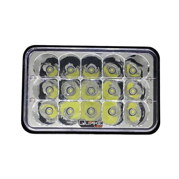 Quake LED Mustang Tempest 4x6-Inch High/Low RG Accent LED Headlight ...