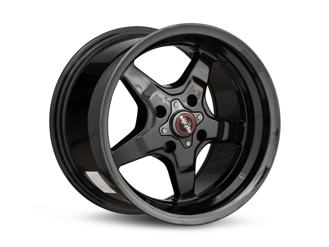 Race Star Mustang 91 Drag Star Dark Star Black Chrome Wheel; 15x10 91 ...