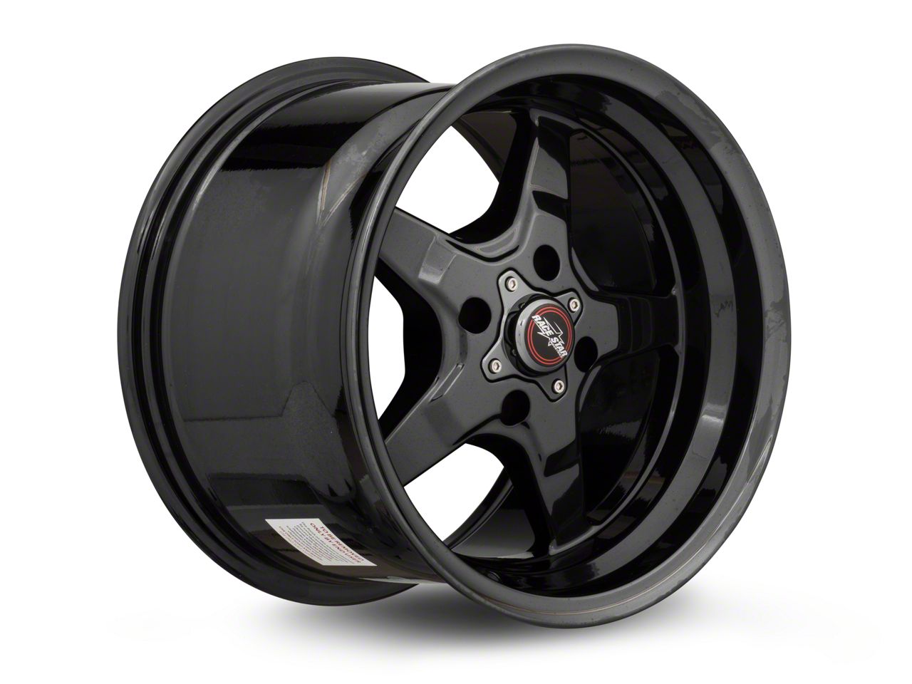 Race Star Mustang 91 Drag Star Dark Star Black Chrome Wheel; 15x10 91 ...