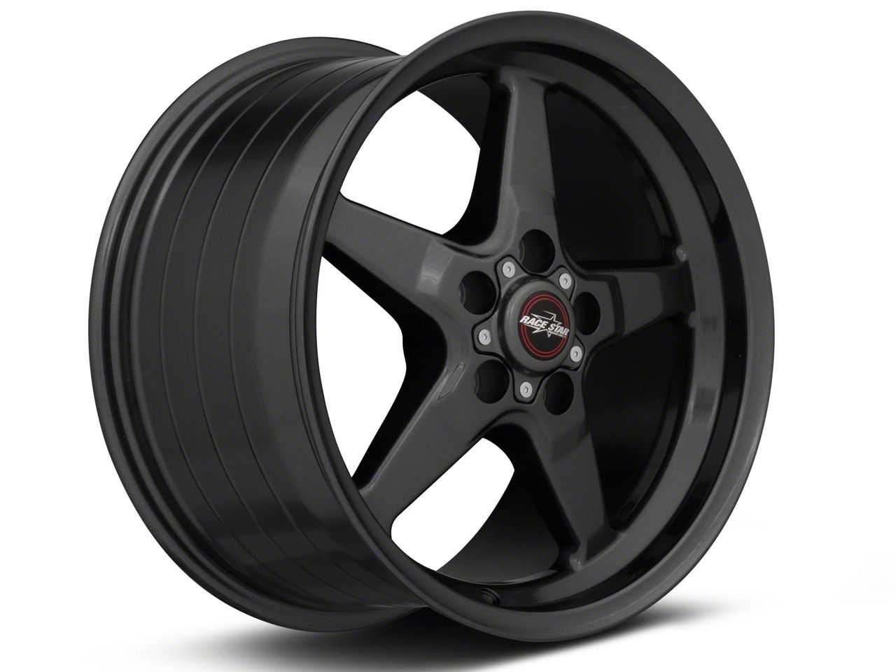 Race Star Charger 92 Drag Star Bracket Racer Metallic Gray Wheel; Rear ...