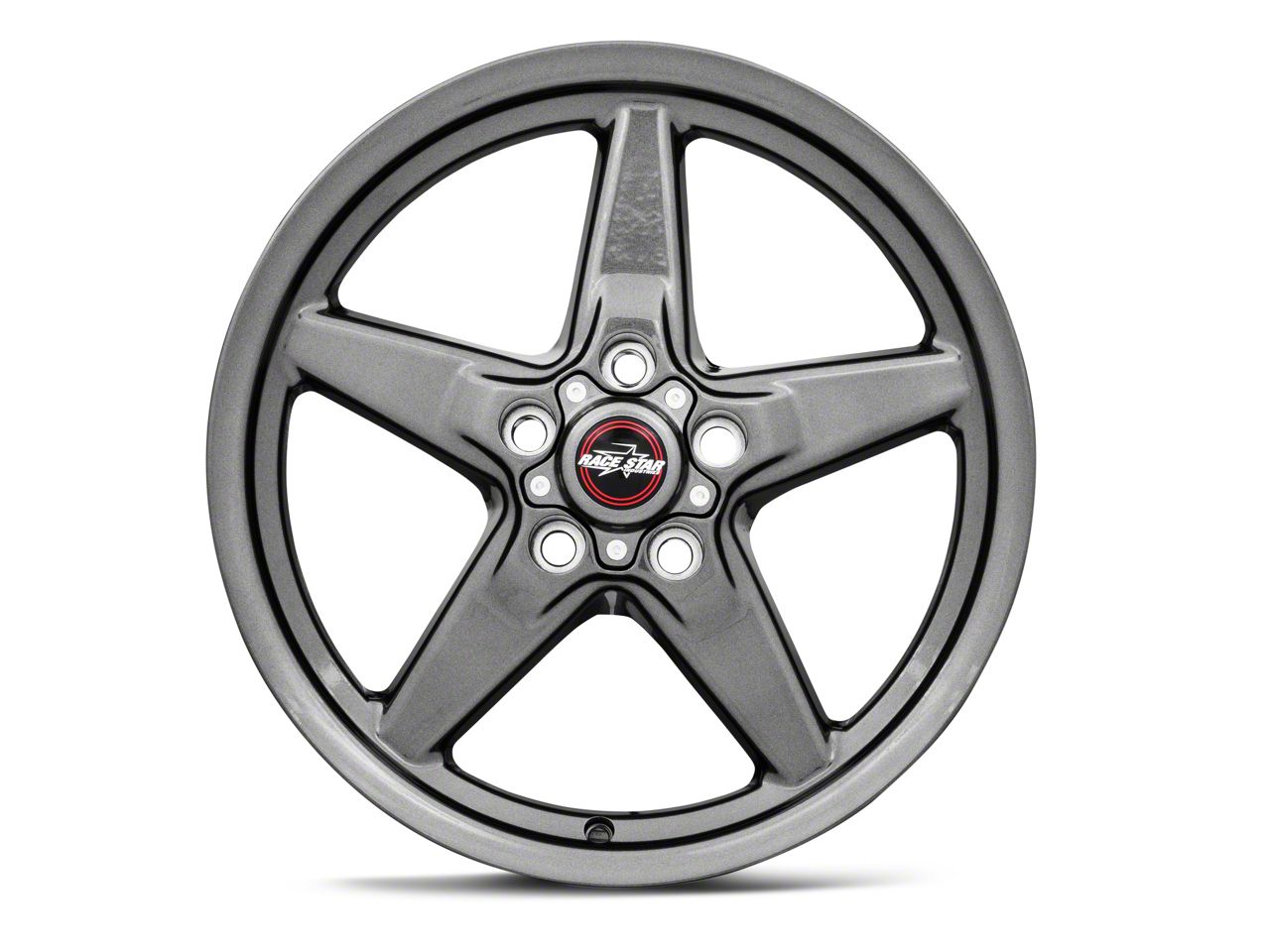 Race Star Mustang 92 Drag Star Bracket Racer Metallic Gray Wheel; Front ...