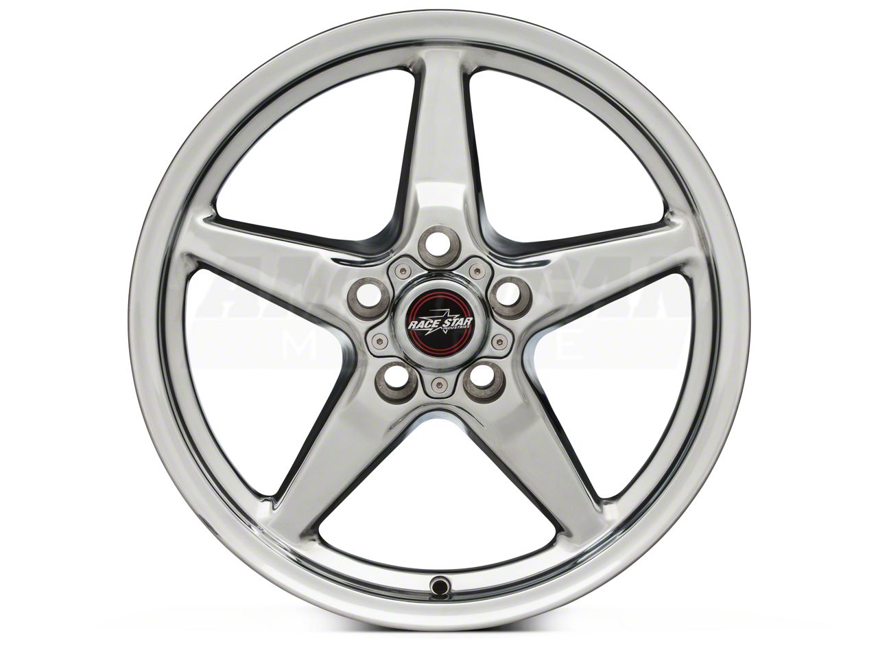 Race Star Mustang 92 Drag Star Polished Wheel; Front Only; Direct Drill ...