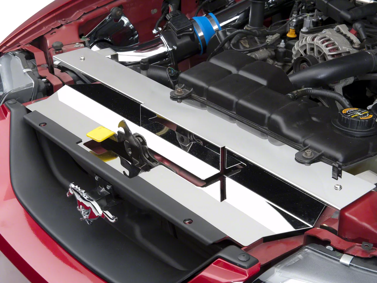 SpeedForm Mustang Modern Billet Stainless Steel Radiator Cover ...