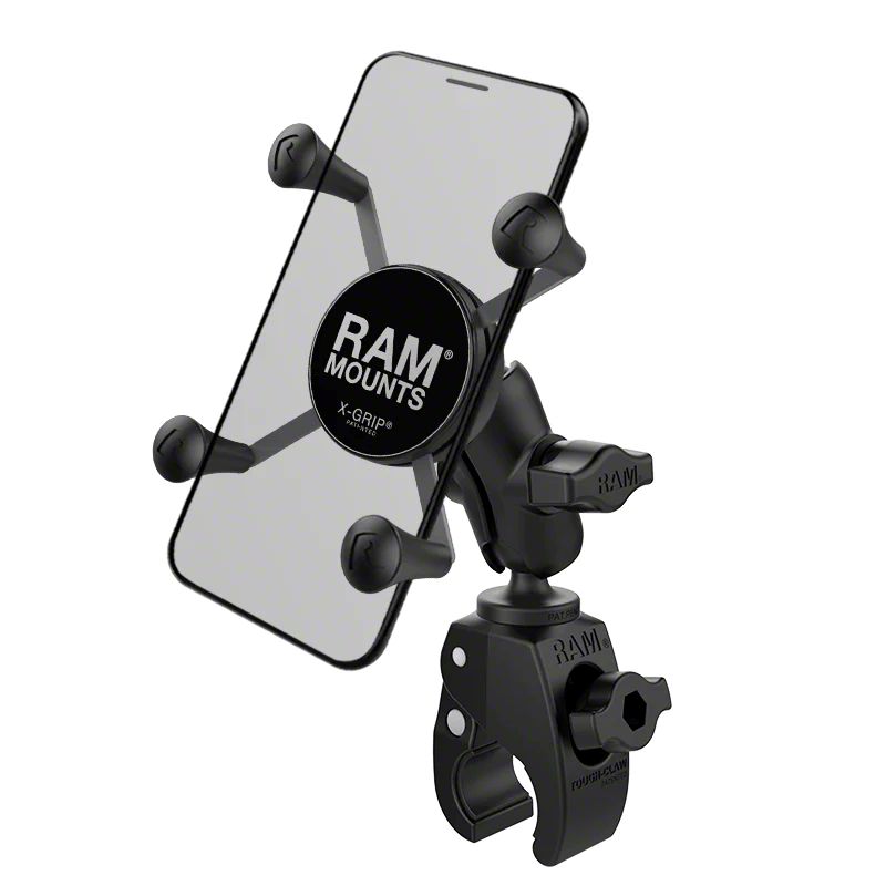 RAM Mounts Camaro X-Grip Phone Mount with Tough-Claw Small Clamp Base ...