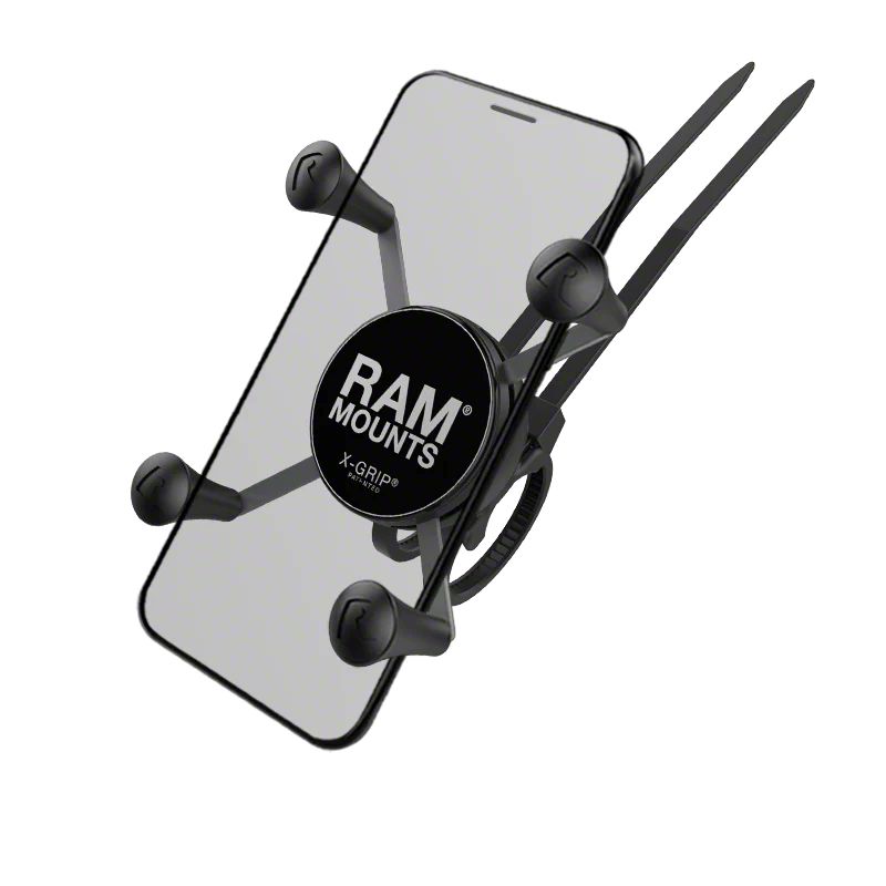 RAM Mounts Challenger X-Grip Phone Mount with EZ-On/Off Bicycle Base ...
