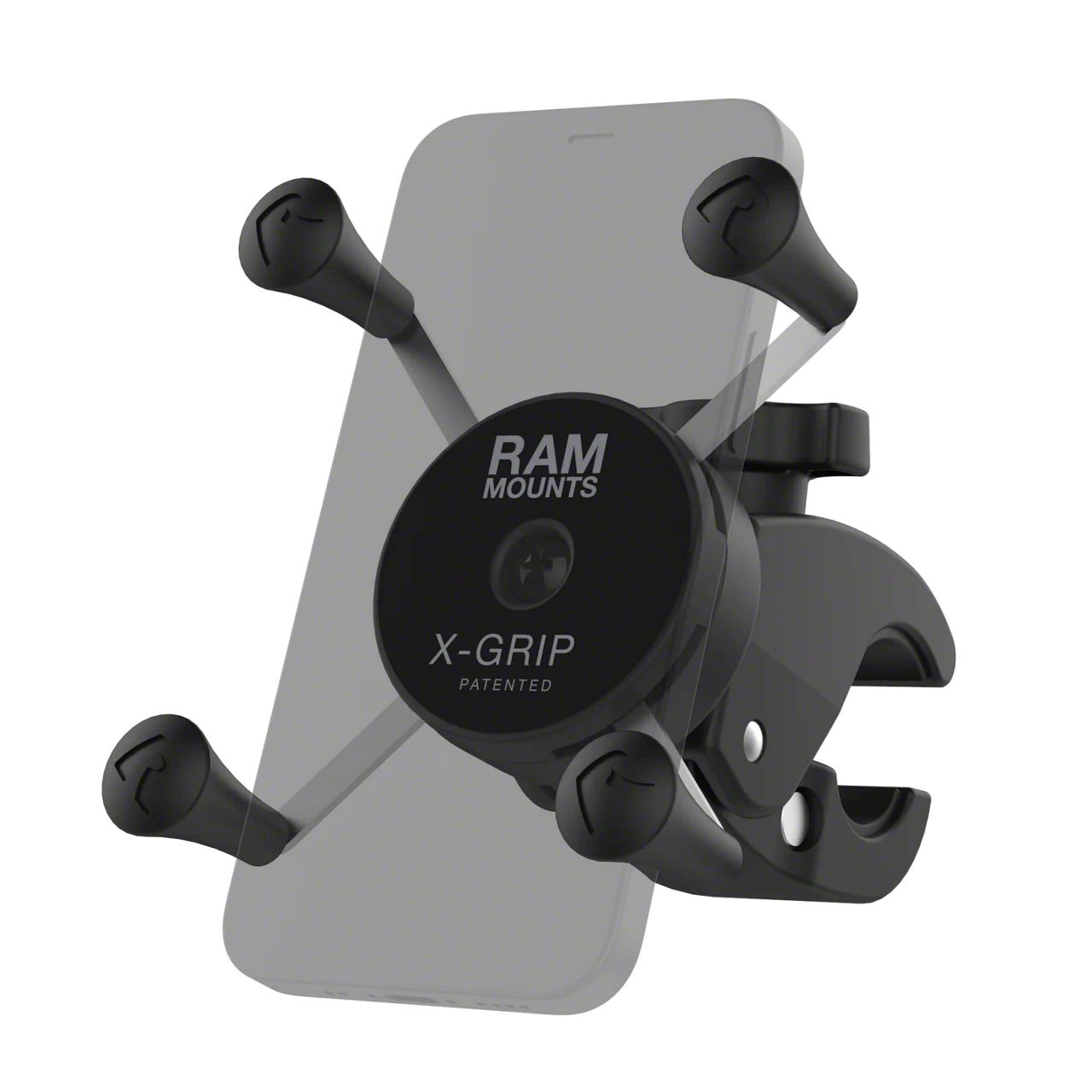 RAM Mounts Charger X-Grip Phone Mount with Low Profile Tough-Claw Base ...