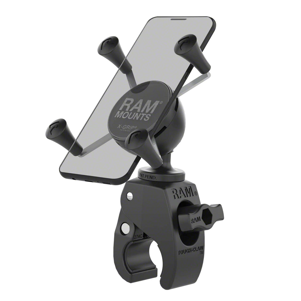 RAM Mounts Charger X-Grip Phone Mount with Snap-Link Tough-Claw RAM-HOL ...