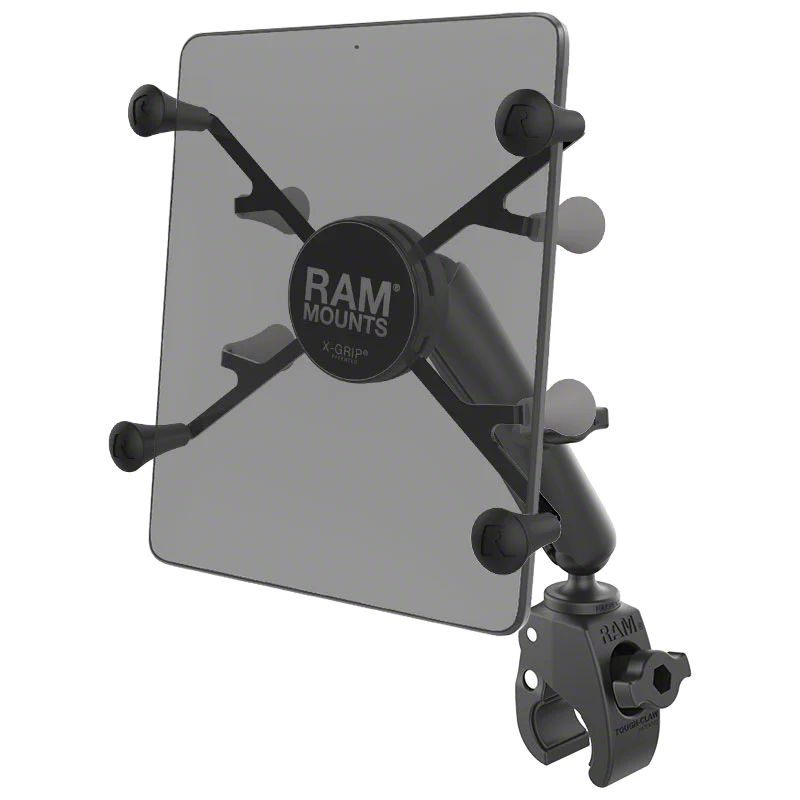 RAM Mounts Mach-E X-Grip with Tough-Claw Small Mount for 7 to 8-Inch ...