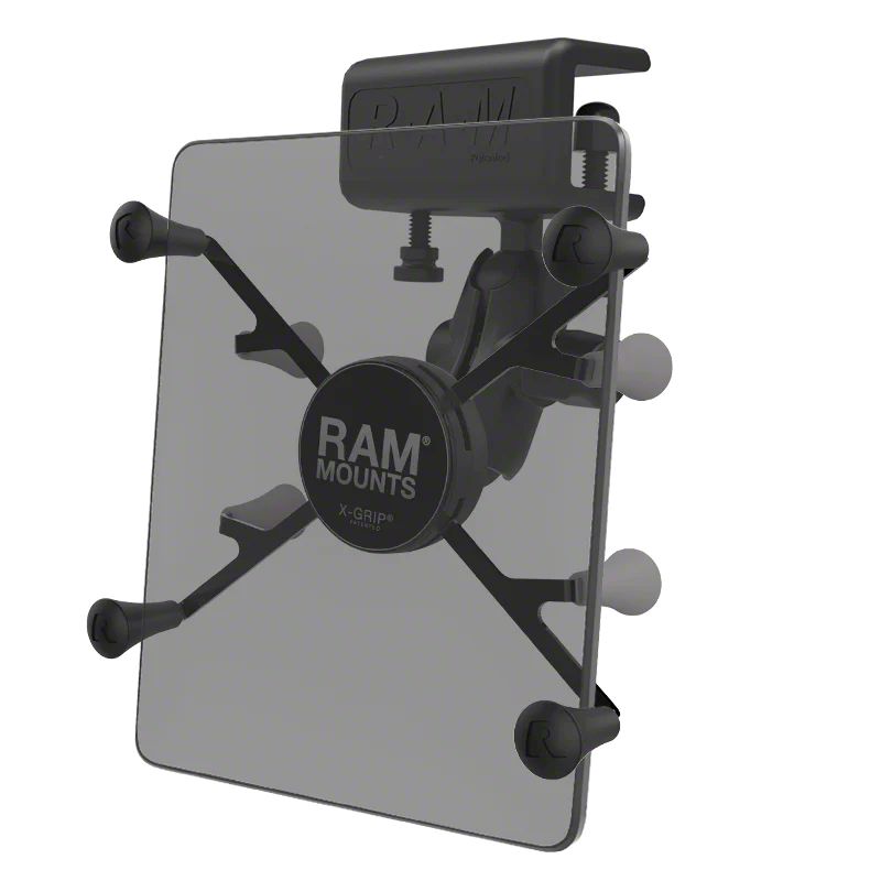 RAM Mounts Mustang X-Grip Mount with Glare Shield Clamp Base for 7 to 8 ...