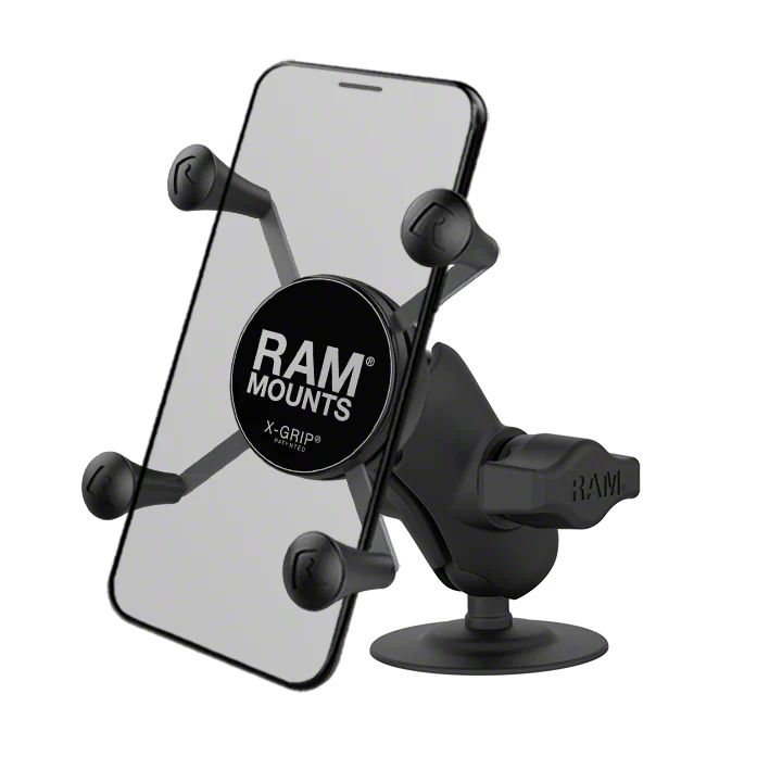 RAM Mounts Mustang X-Grip Phone Mount Flex Adhesive Base RAP-B-378-A ...