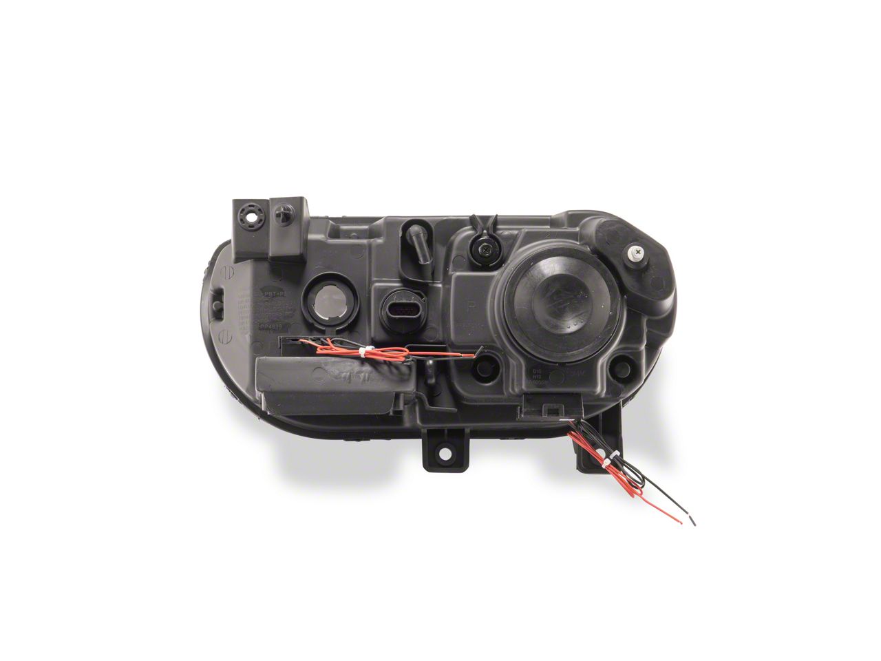 Raxiom Challenger Dual Projector LED Halo Headlights; Black Housing ...