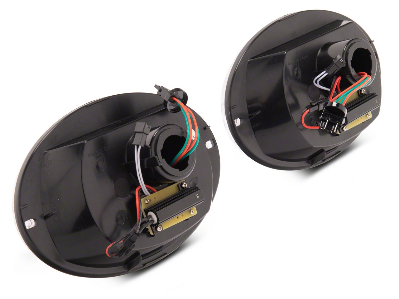 Raxiom Corvette Axial Series LED Tail Lights; Chrome Housing; Clear ...