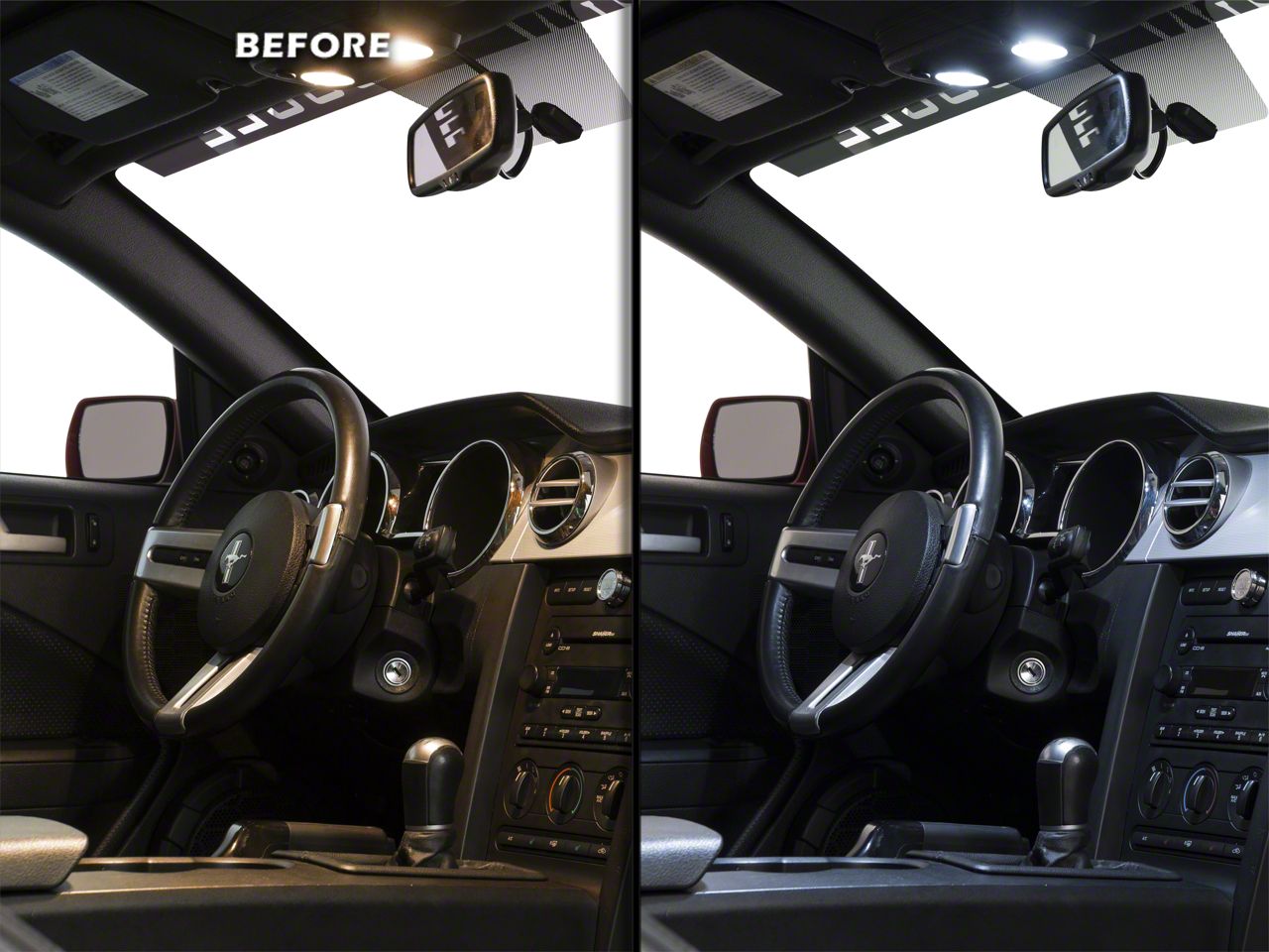 Mustang Map Light LED Conversion Kit (05-14 Mustang) - Free Shipping