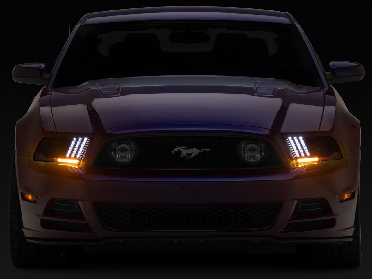 Raxiom Mustang LED Projector Headlights with DRL and Sequential Turn ...