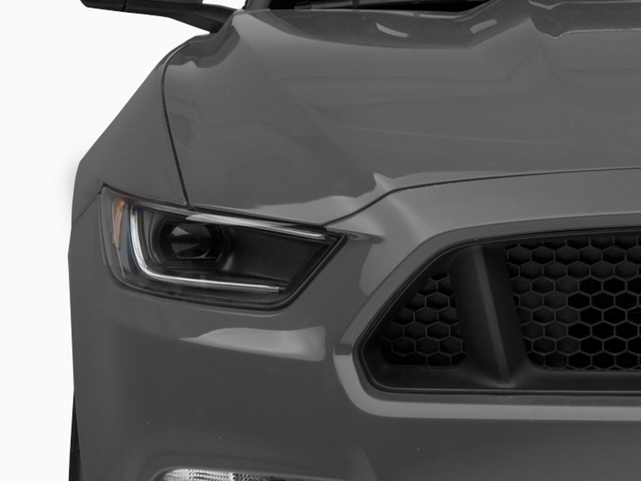 Raxiom Mustang LED Headlights; Black Housing; Smoked Lens 406011 (15-17 ...