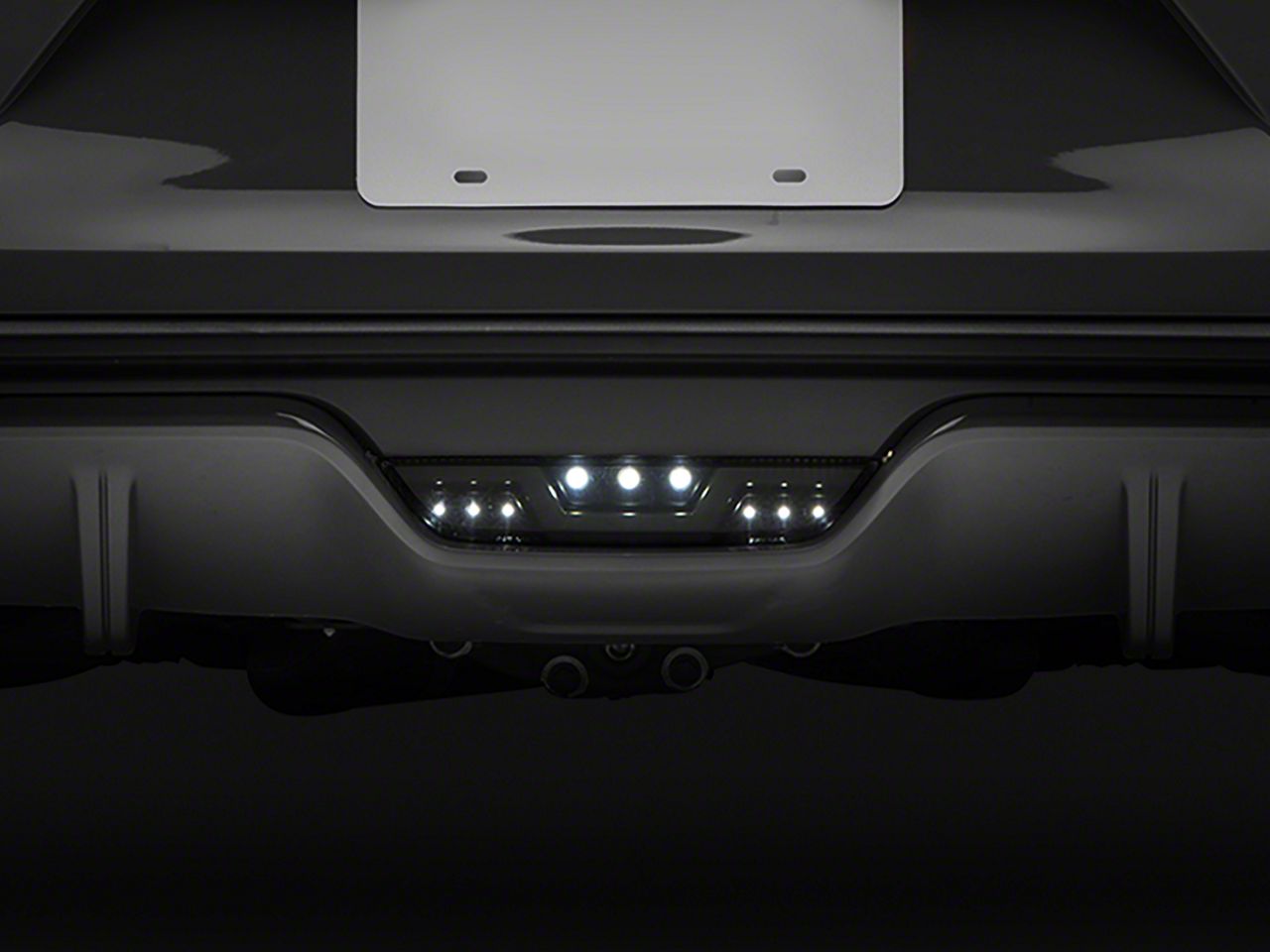 Mustang LED Reverse Light with Red Diffuser; Smoked (15-17 Mustang ...