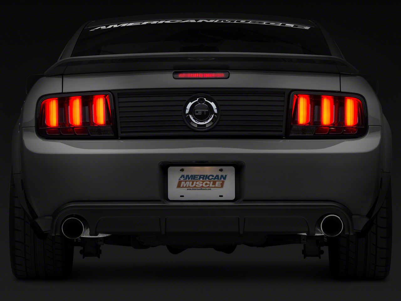 Raxiom Mustang Smoked Vector Tail Lights; White Diffusers 390490 (05-09 ...