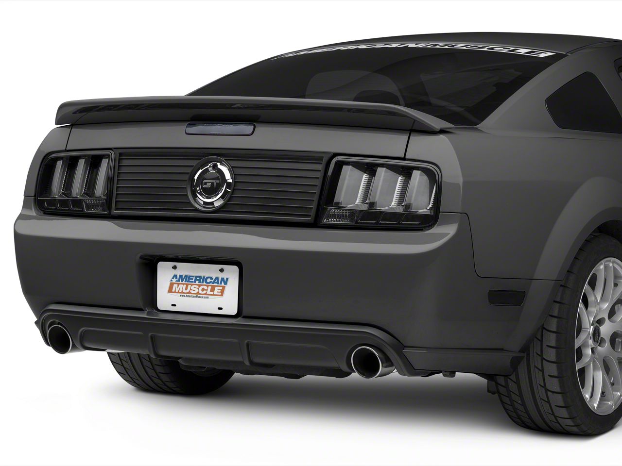 Raxiom Mustang Smoked Vector Tail Lights; White Diffusers 390490 (05-09 ...