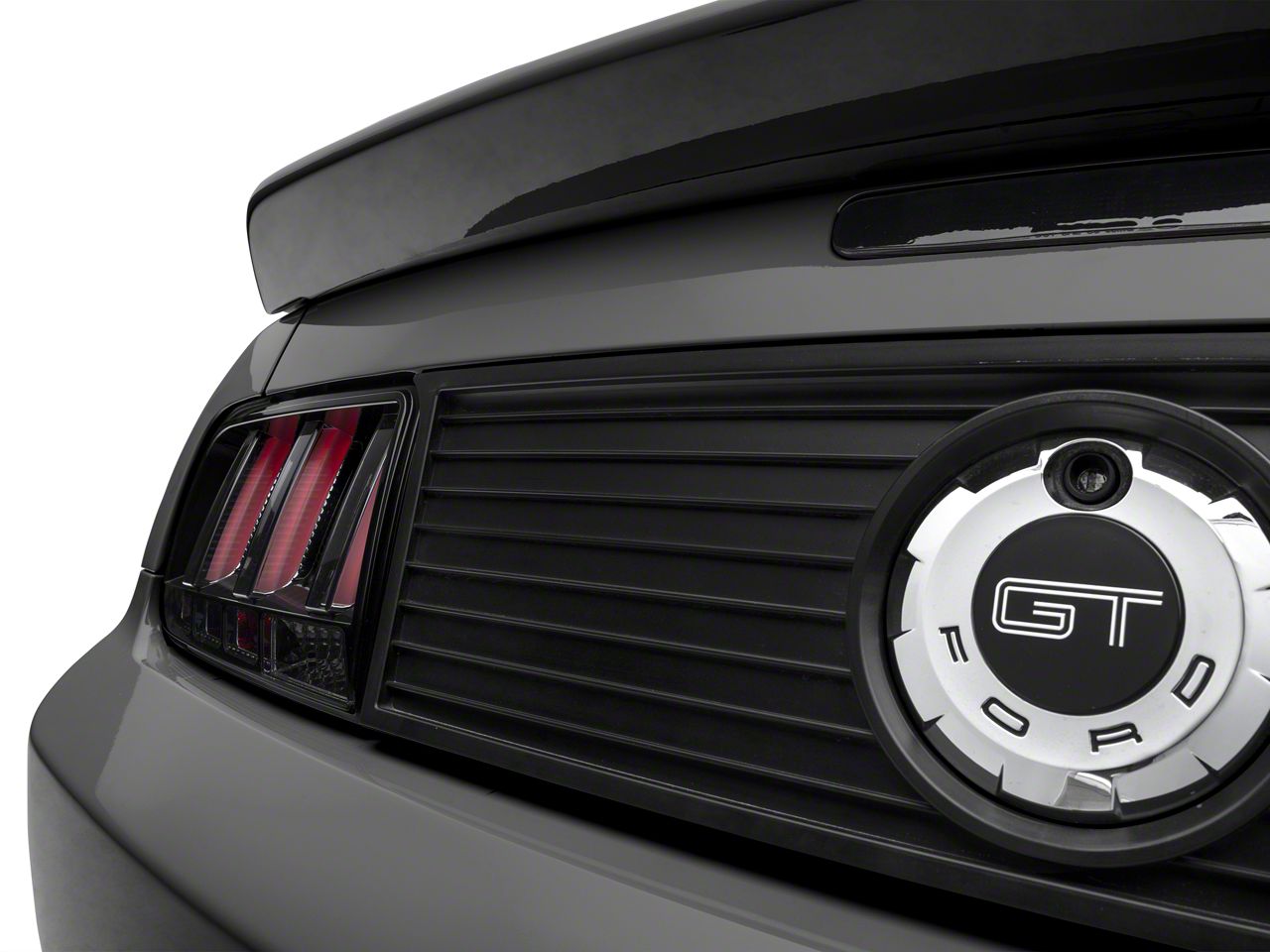 Raxiom Mustang Smoked Vector Tail Lights; White Diffusers 390490 (05-09 ...