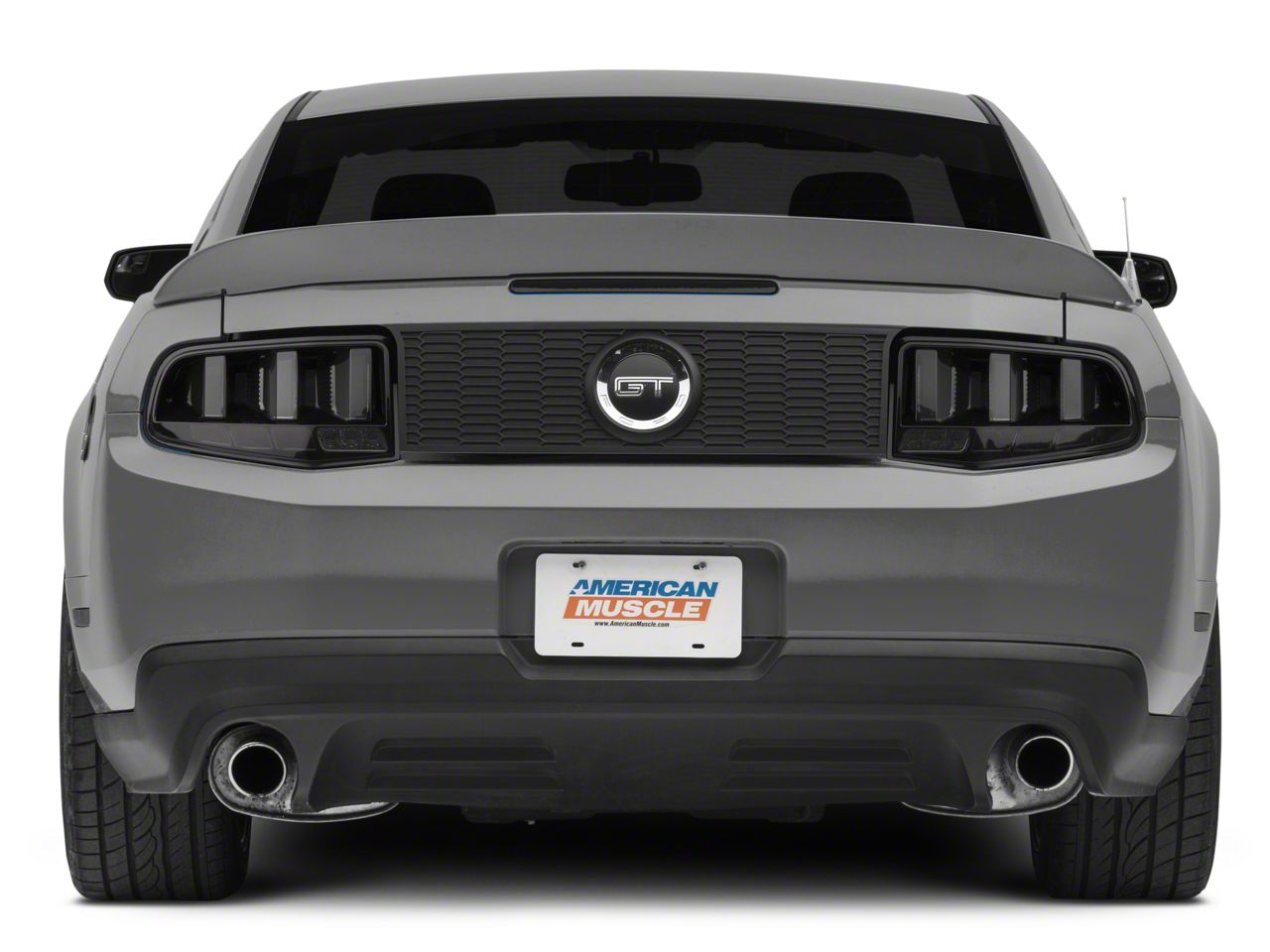 Raxiom Mustang Vector Tail Lights with White Diffusers; Smoked 399164 ...