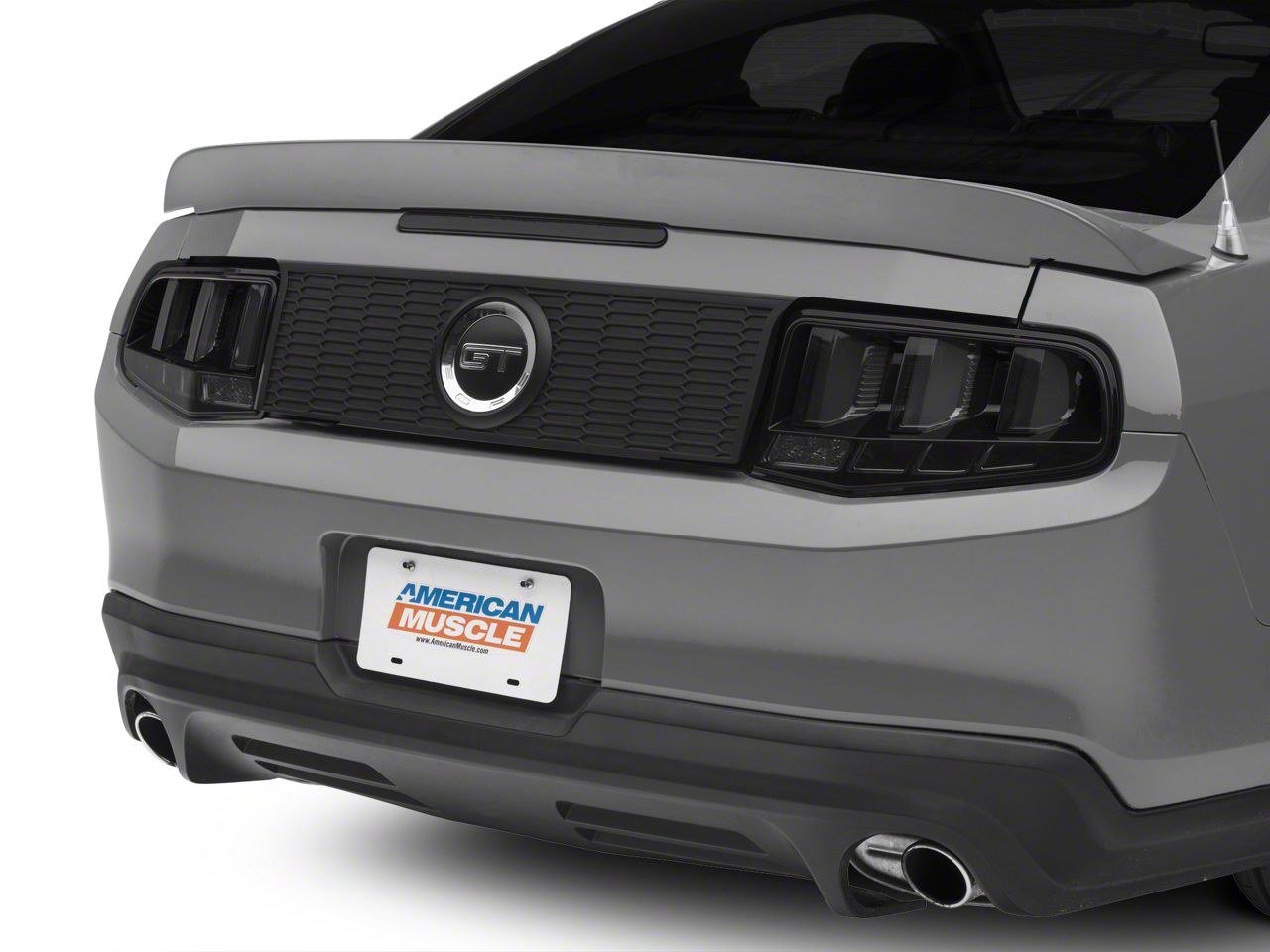 Raxiom Mustang Vector Tail Lights with White Diffusers; Smoked 399164 ...