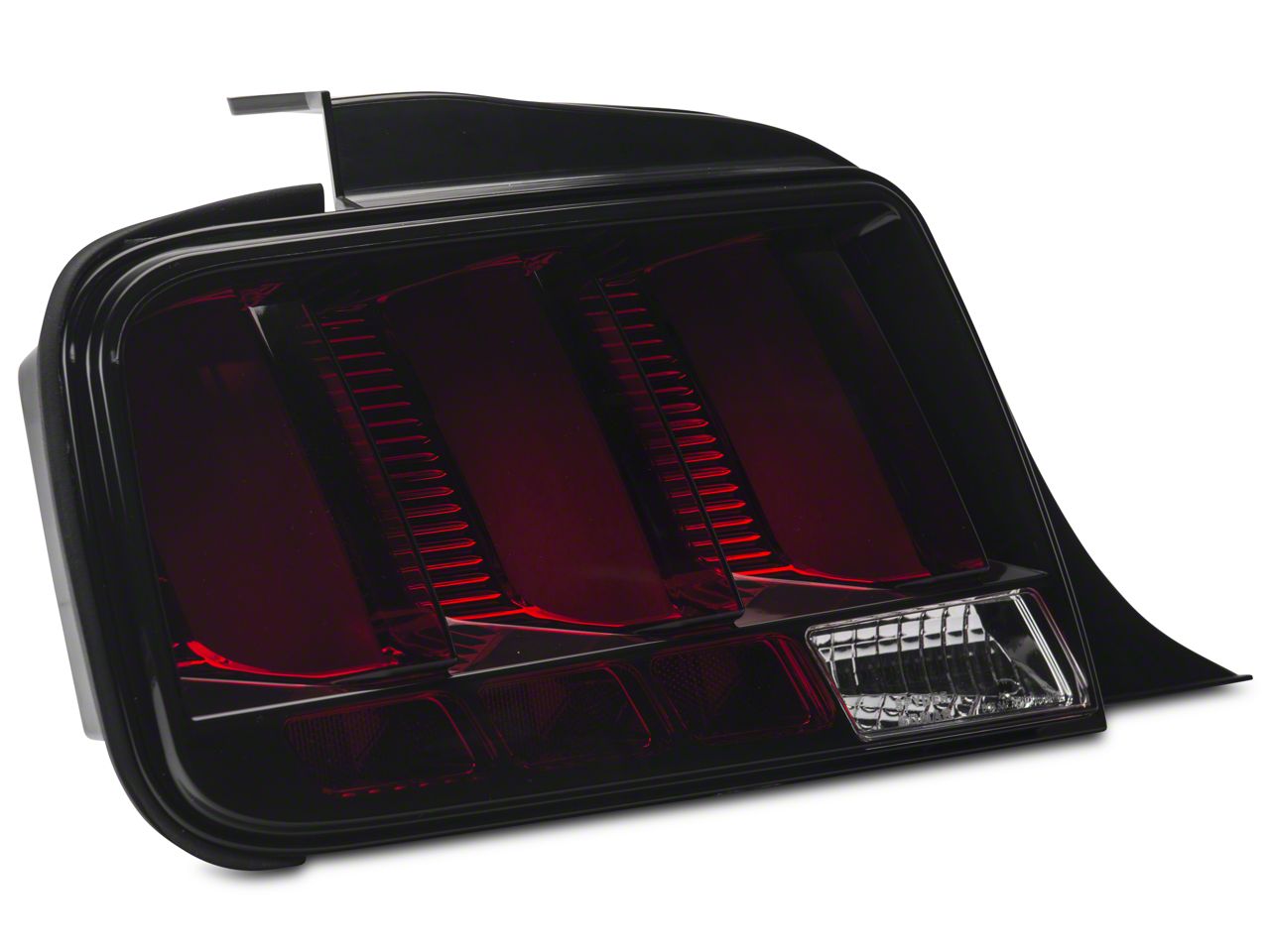 Raxiom Mustang Vector Tail Lights; Red Diffusers 393727 (05-09 Mustang ...
