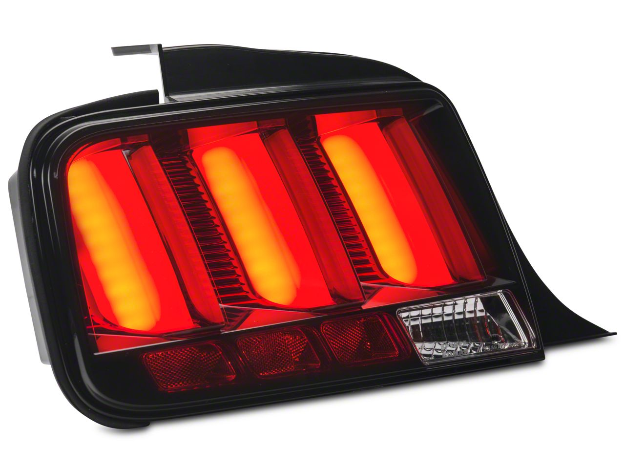 Raxiom Mustang Vector Tail Lights; Red Diffusers 393727 (05-09 Mustang ...