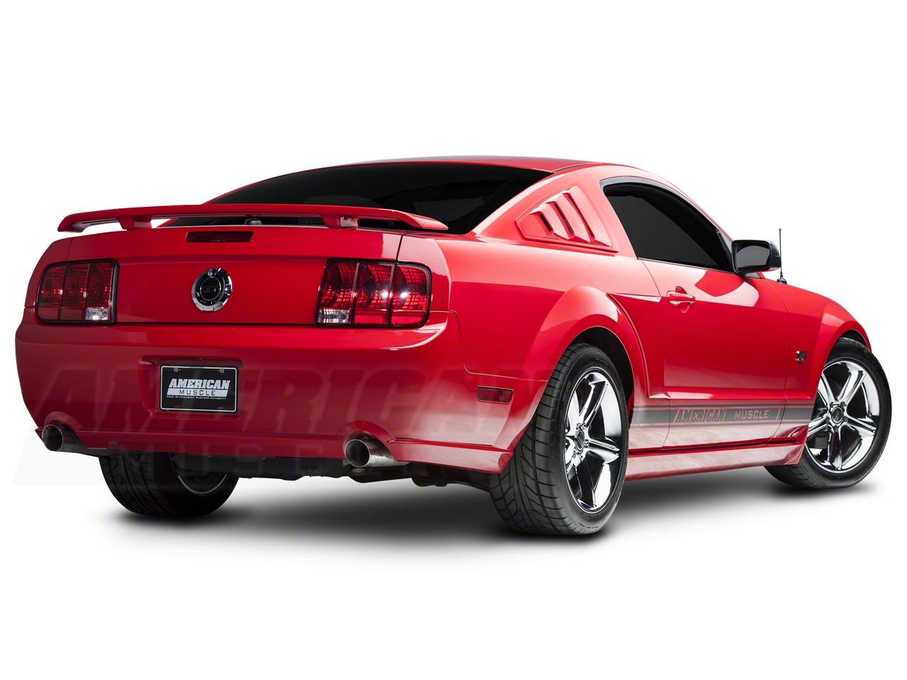 Ford Mustang Rear Bumper Cover; Unpainted FO1100388PP (05-09 Mustang GT ...