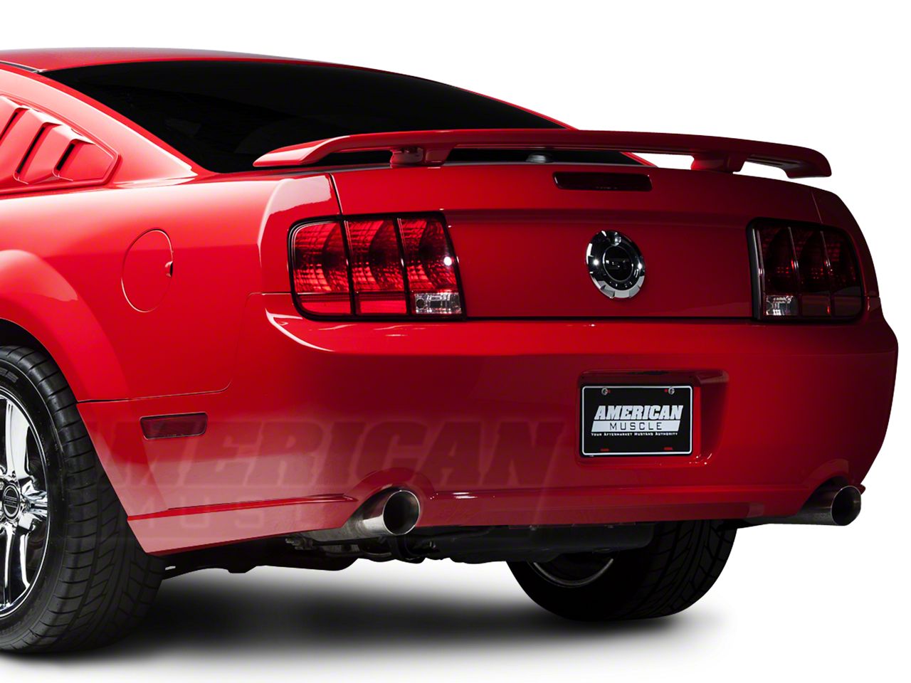 Ford Mustang Rear Bumper Cover; Unpainted FO1100388PP (05-09 Mustang GT ...