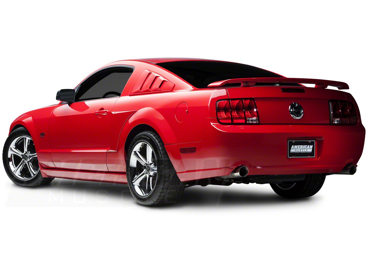 Ford Mustang Rear Bumper Cover; Unpainted FO1100388PP (05-09 Mustang GT ...