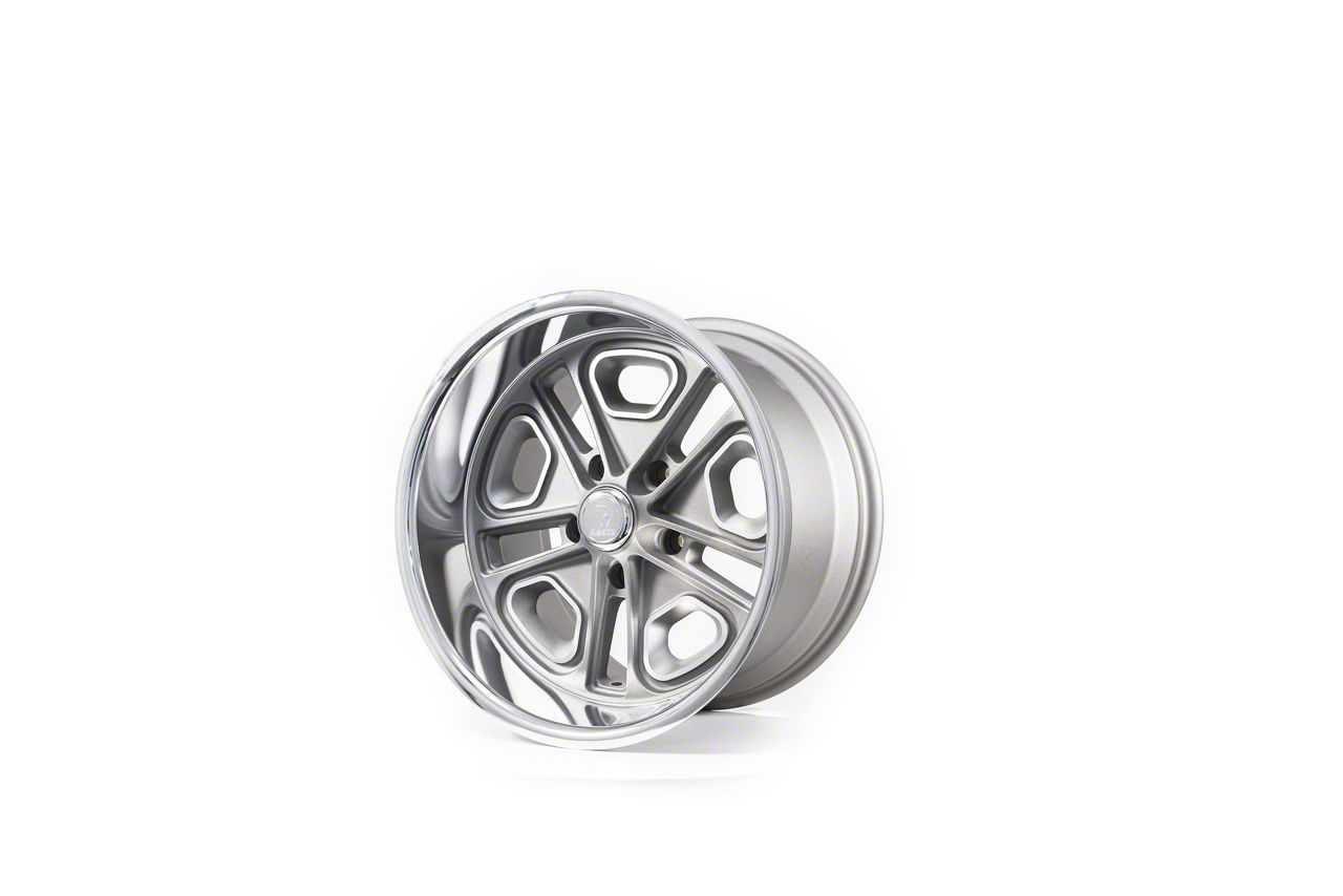 Resto Vintage Wheel Co Mustang Del Ray Texture Gun Metal Center with ...