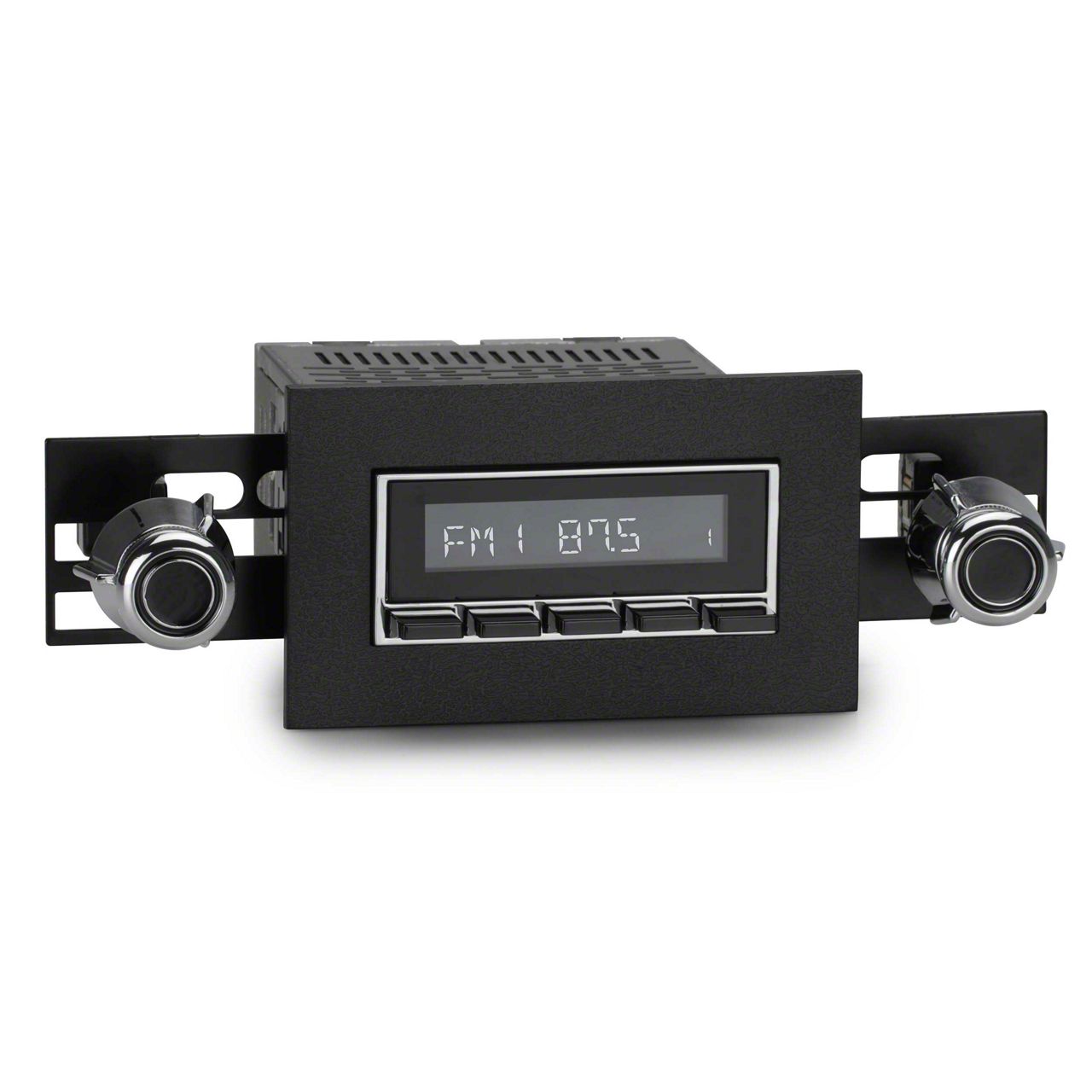RetroSound Mustang RetroRadio Motor 1 Radio with Chrome Face, Black ...